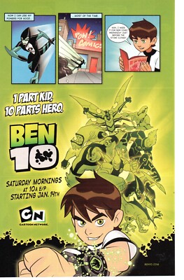 2006 BEN 10 Saturday Morning Cartoon Network PRINT AD - 1 PART KID 10 ...