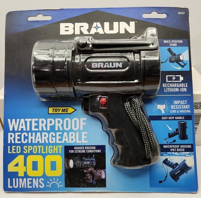 Waterproof Handheld Spotlight Handheld Pistol Grip Searchlight Lantern
