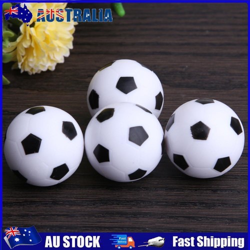 AU 4pcs Small Soccer Ball Plastic 32mm Mini Tabletop Football Set for ...