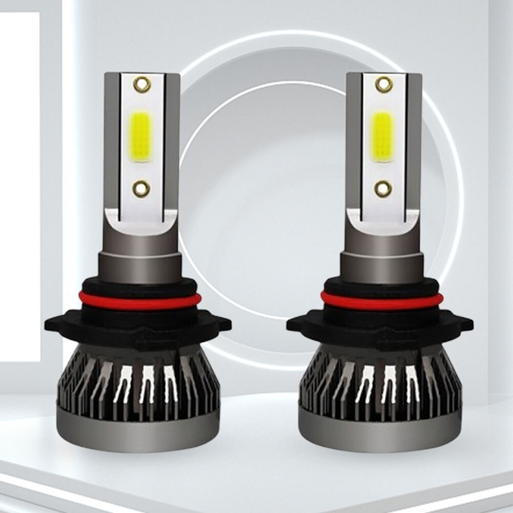 2Pcs Auto Fog Lamp 6000LM LED Fog Light IP68 Waterproof 6000K 36W (9005 ...