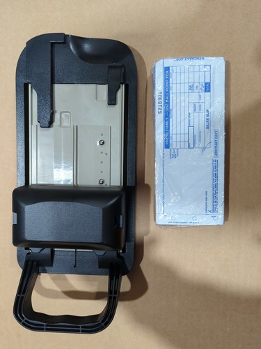 Manual Credit Card Imprinter Slider and 100 Long Slips | eBay