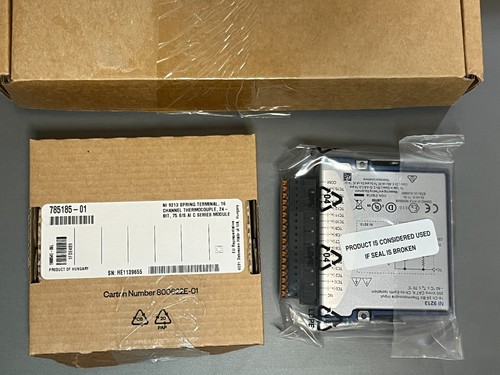 NATIONAL INSTRUMENTS NI-9213 16 CHANNEL THERMOCOUPLE MODULE NEW 785185 ...