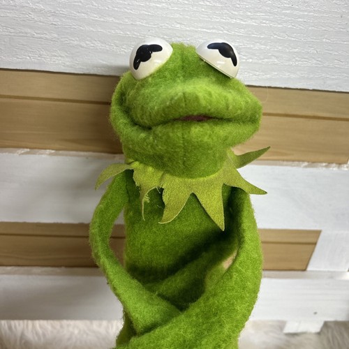 VTG 1978 Fisher Price Jim Henson Muppets Kermit The Frog Hand Puppet ...
