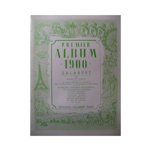 Premier Album 1900 Salabert Canto Piano | eBay