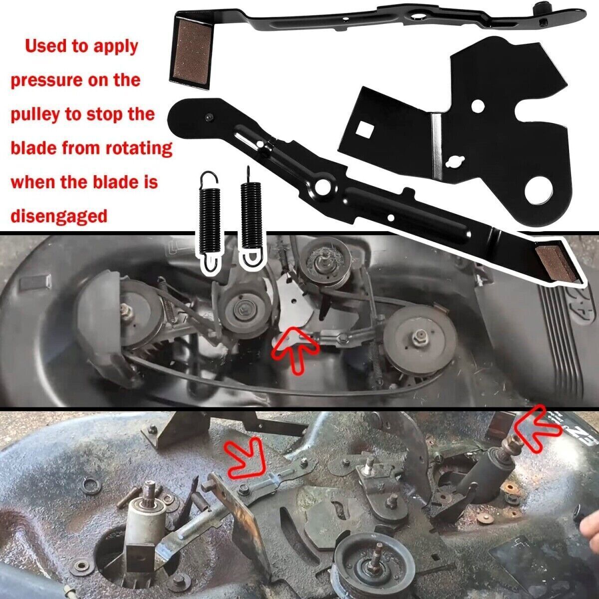 Arm Bracket Roller Cam Kit 155046 for 42" Mower Deck LT1000 LT2000 AYP ...