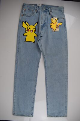 *IN STOCK* NWT Levi's X Pokemon Jeans 32x34 551 Z Authentic Straight ...