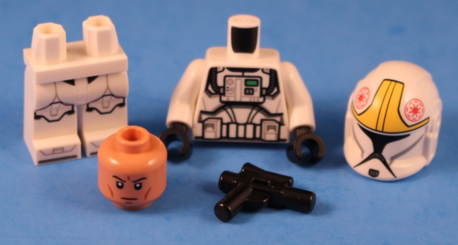 LEGO® STAR WARS 75432 TORRENT V-19 CLONE PILOT Minifigure + blaster 100 ...