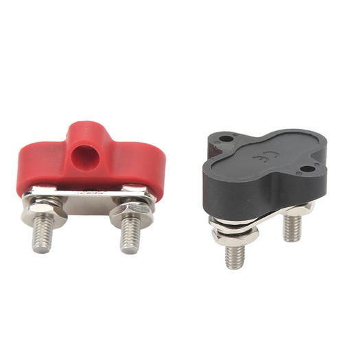 48V M6 Positive & Negative Terminal Block Kit for Vehicles & Boats ...