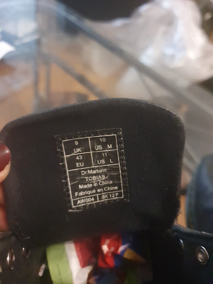 Dr Martin Men's Black Leather Ankle Boots Uk Size 9 EU 43 | eBay UK