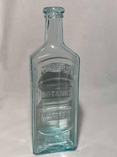 c1880s Groder's Botanic Dyspepsia Syrup Waterville, Maine, Aqua Patent ...