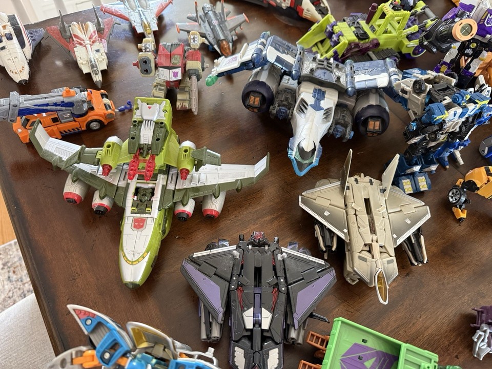 Transformers Action Figures Mixed Lot Optimus Prime Megatron Starscream ...