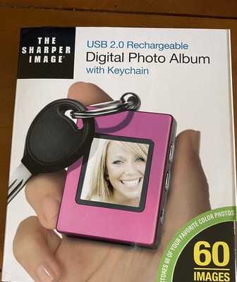 The Sharper Image Digital Photo Album With Key Chain | eBay