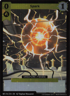 Spark Reverse Holofoil Metazoo 2025 Base Set MZ1 214/214 Aura Card | eBay