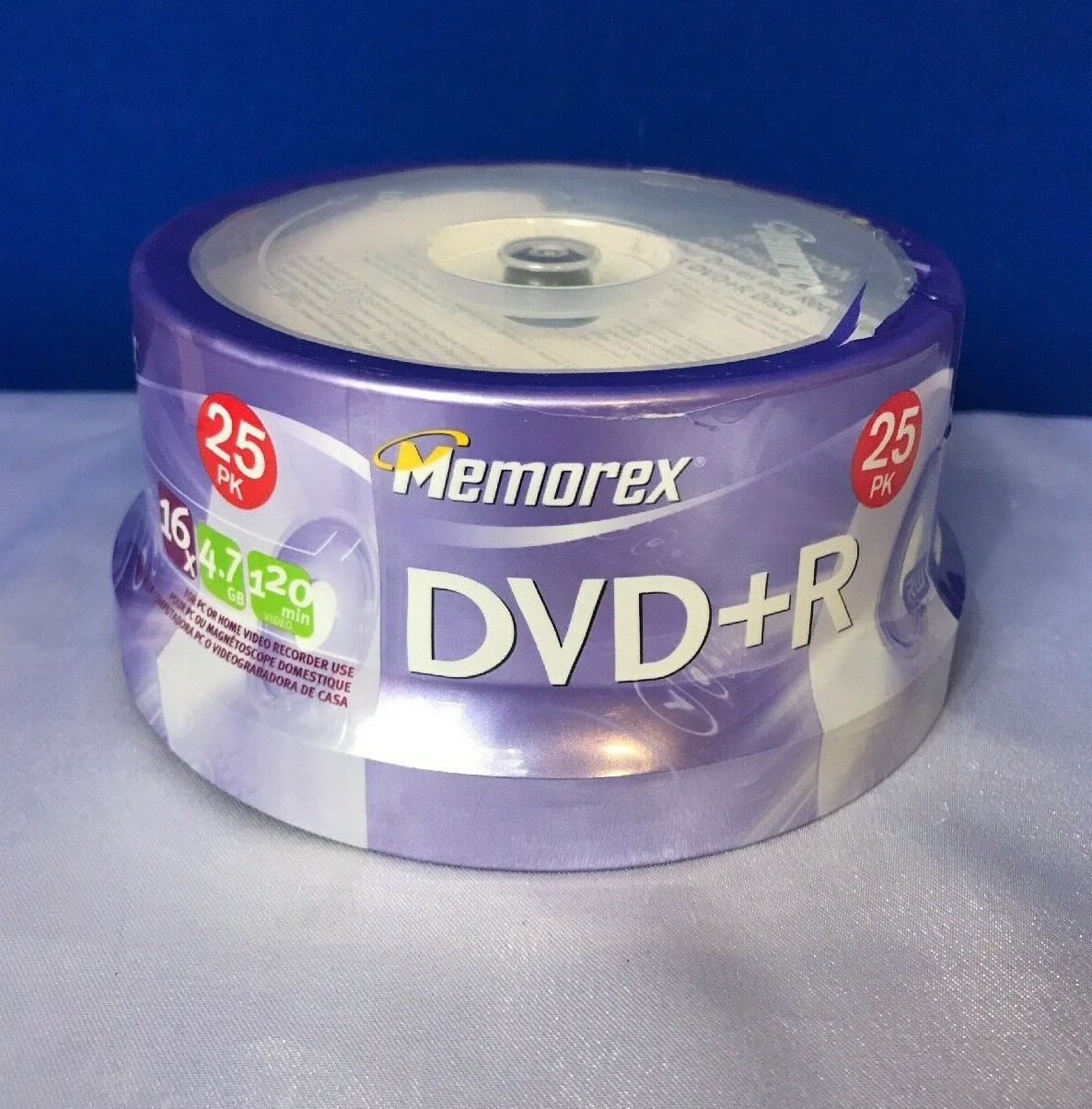 Memorex DVD+R 16X 4.7 GB 120 Min NEW Sealed Spindle of 25pk | eBay