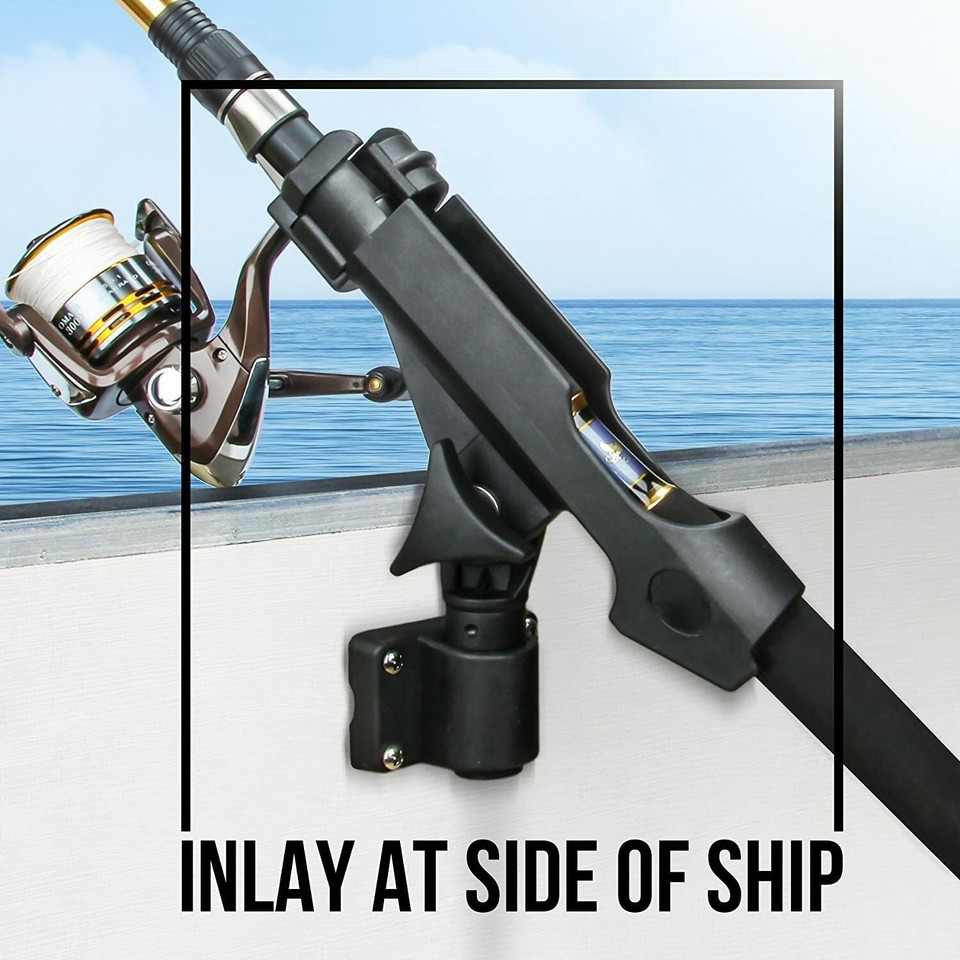 Adjustable Fishing Rod Holder for Boat, Kayak, pontoon boat with 3 ...