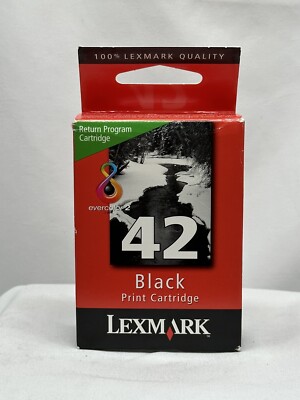Lexmark 42 Black Print Cartridge X4800 Series X6500, X7500, and Z1500 ...