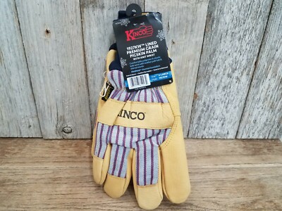 Kinco 1927KW Insulated Leather Winter Work Glove Knit Wrist -KM, XS,S,M ...