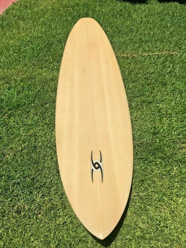 BEAUTIFUL 7'8" BALSA WOOD LOOK SURFBOARD IN GREAT CONDITION | eBay