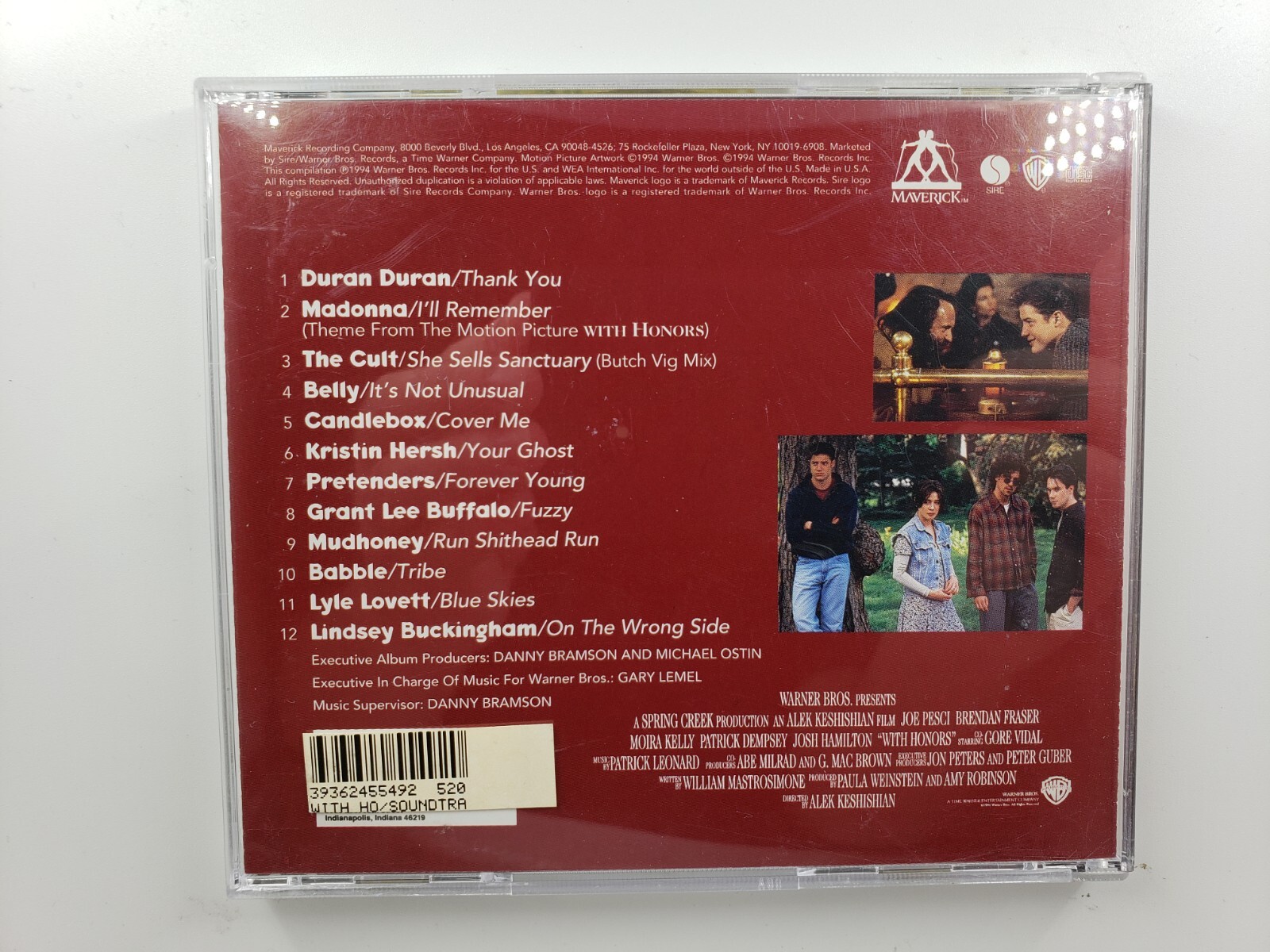 With Honors by Original Soundtrack (CD, Mar-1994, Warner Bros ...