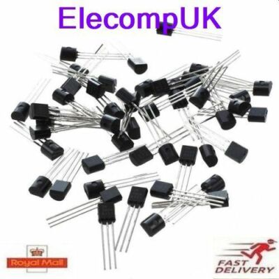 NPN S TO-92 E-Projects 2N2222 NPN Transistors - TO-92 Package, 100 ...