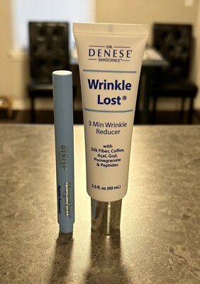 Dr. Denese Wrinkle Lost 3 Minute Wrinkle Reducer 2oz SUPER SIZE + MEGA ...