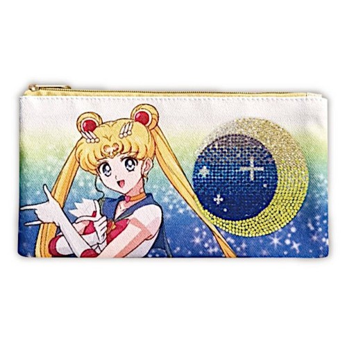 Sailor Moon Glitter Flat Pouch Super Sailor Moon Accessory Case Anime ...