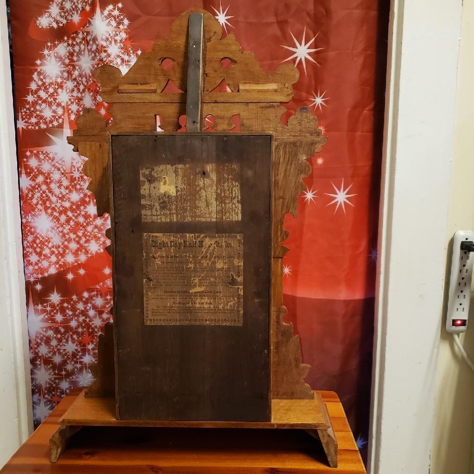 E.N. Welch "Eclipse" Gingerbread Parlor Shelf Clock With Alarm | eBay