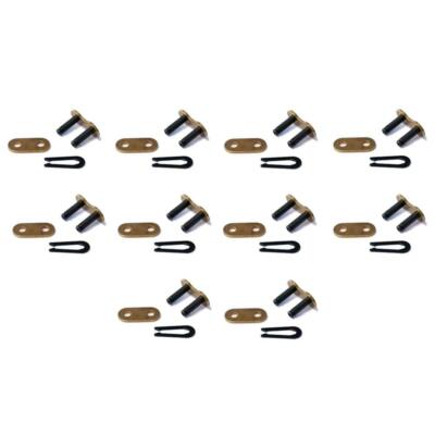 Pack of 10 DID Gold Motorcycle Chain 420 DGB Split Clip Connecting ...