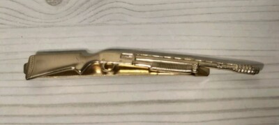 Vintage Anson Signed Gold Gun Rifle Tie Clip| | Americana | eBay