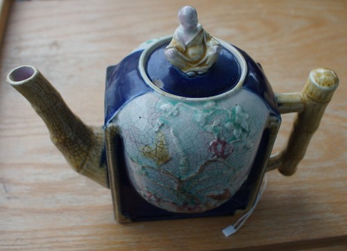 Antique Thomas Forester Old English Majolica Monk Teapot Late 1800's | eBay