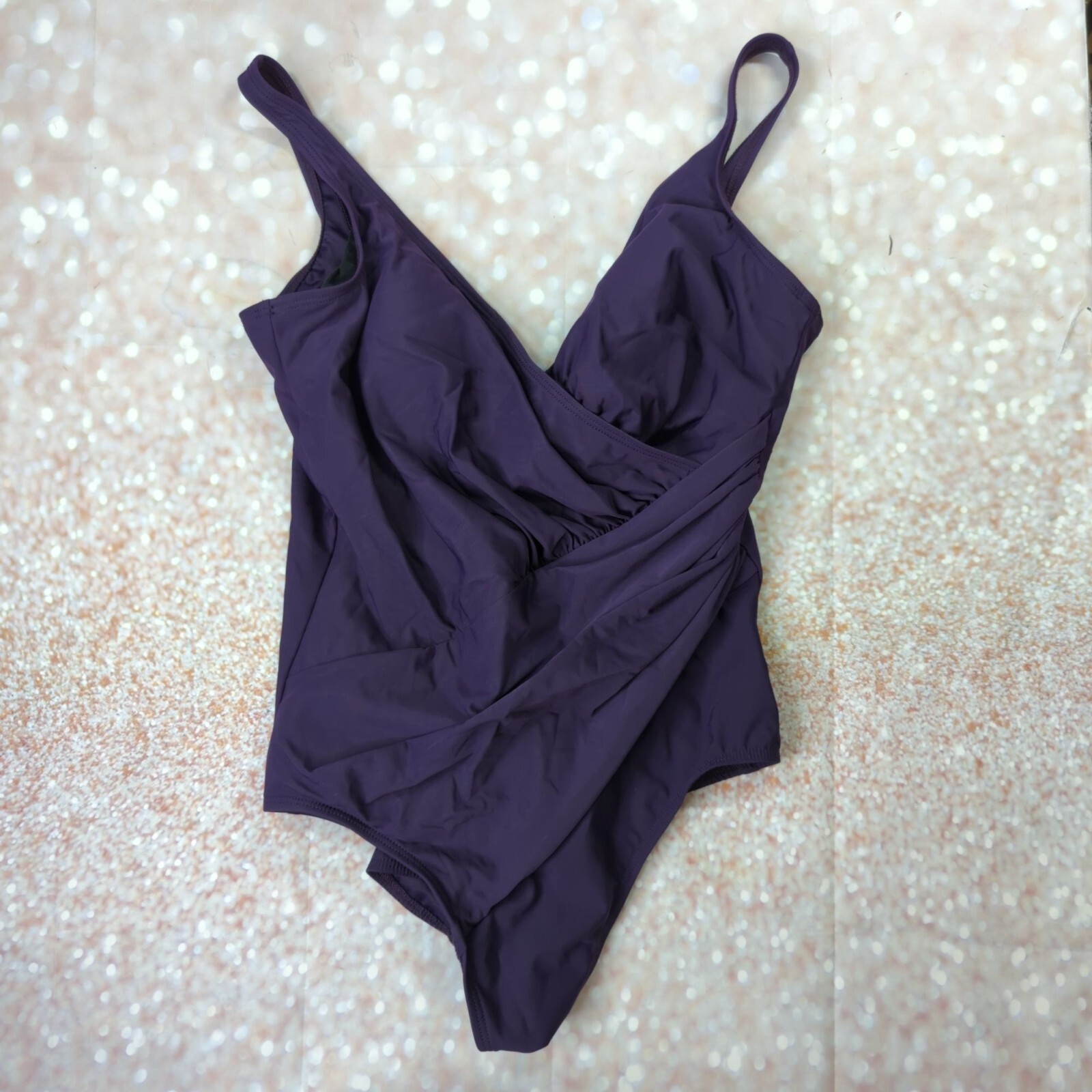 Miraclesuit Swimwear Must Haves Oceanus One Piece Swimsuit Purple 10/12 ...