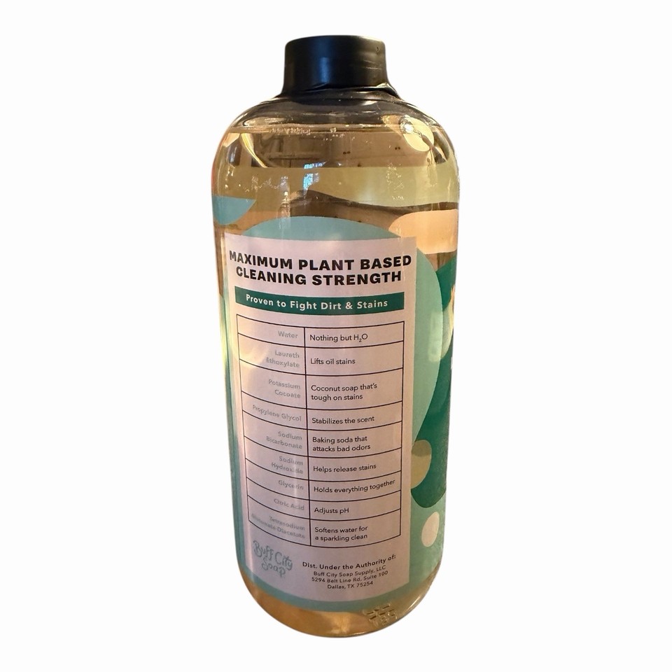 Buff City Soap Narcissist Liquid Laundry Detergent New | eBay