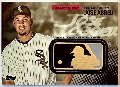 2015 Topps “MLB Batter Logo Pin” (Jose Abreu - White Sox/Astros - MSBL ...