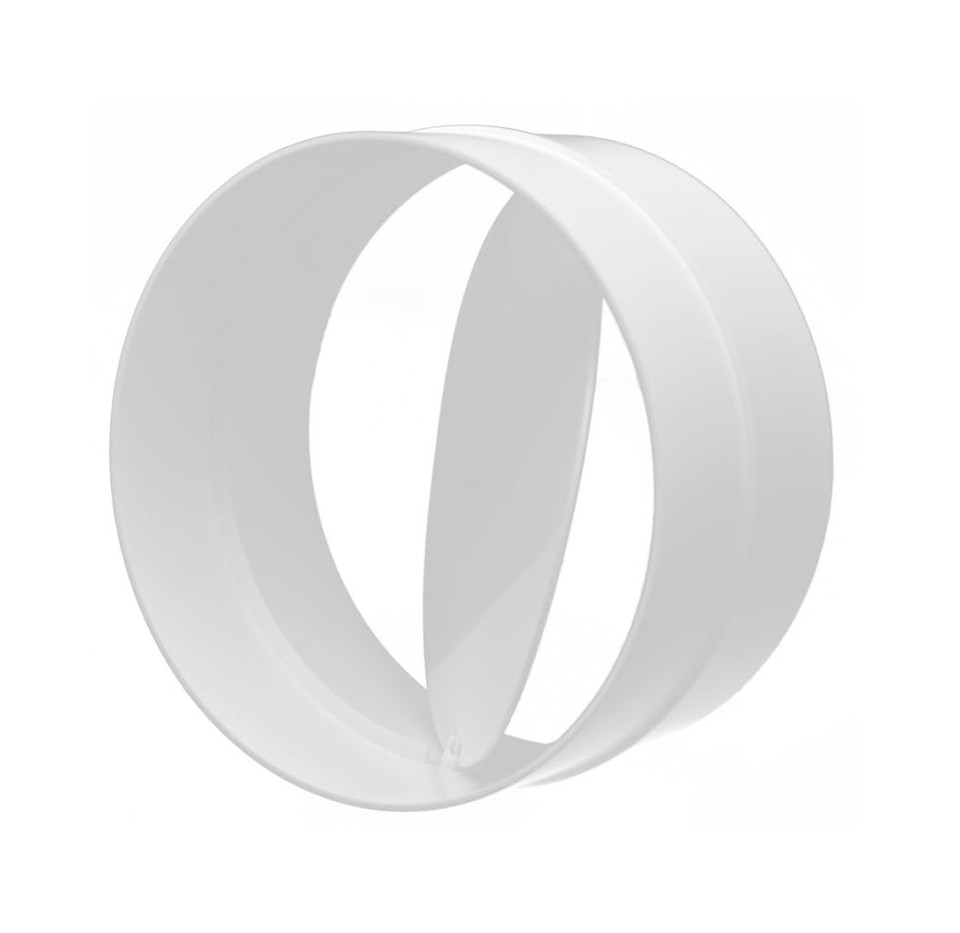 Valve de retour 125 mm pour ventilation Pipe connecteur PVC – Pièce de ...