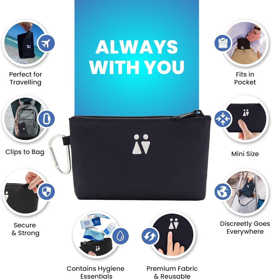 Mygo Mini Hygiene Kit Multipurpose - Disposable Toilet Seat Covers ...