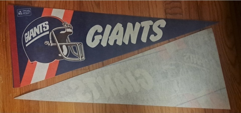 Vintage New York Giants Full Size Pennant Flag NFL Football | eBay