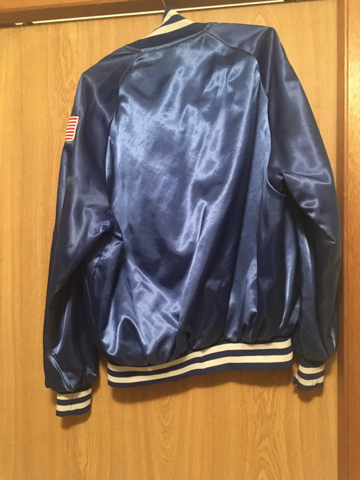 Vintage Plymouth Trouble Shooter State Finalist Blue Satin Jacket | eBay