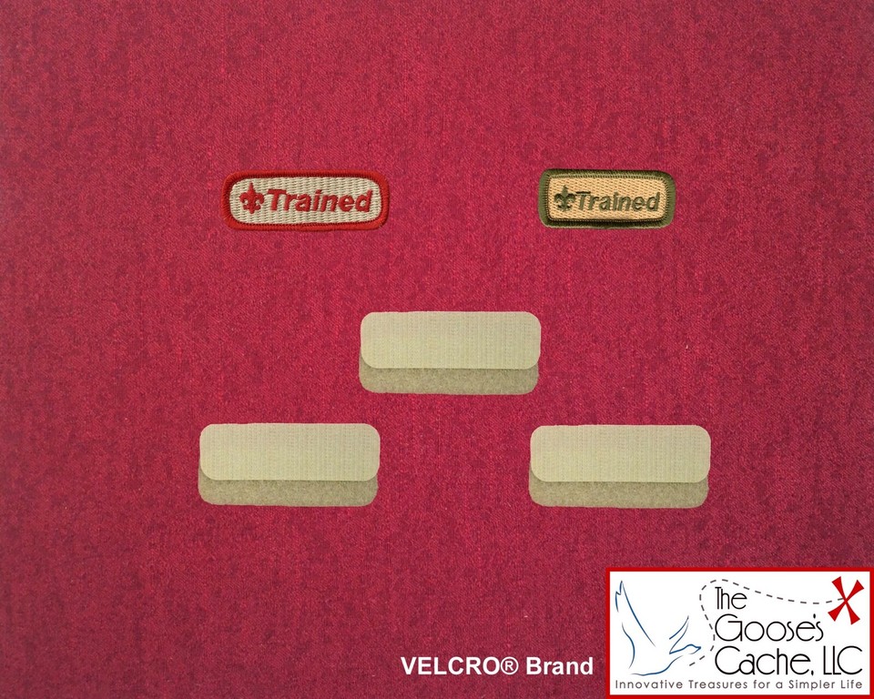 Tan Sew-on VELCRO® Brand fasteners for Attaching Patches to Scouts BSA ...