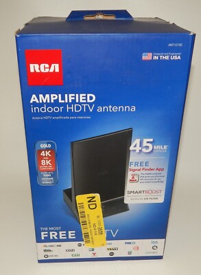 RCA Amplified Indoor HDTV Antenna 45 Mile Range - MIB | eBay