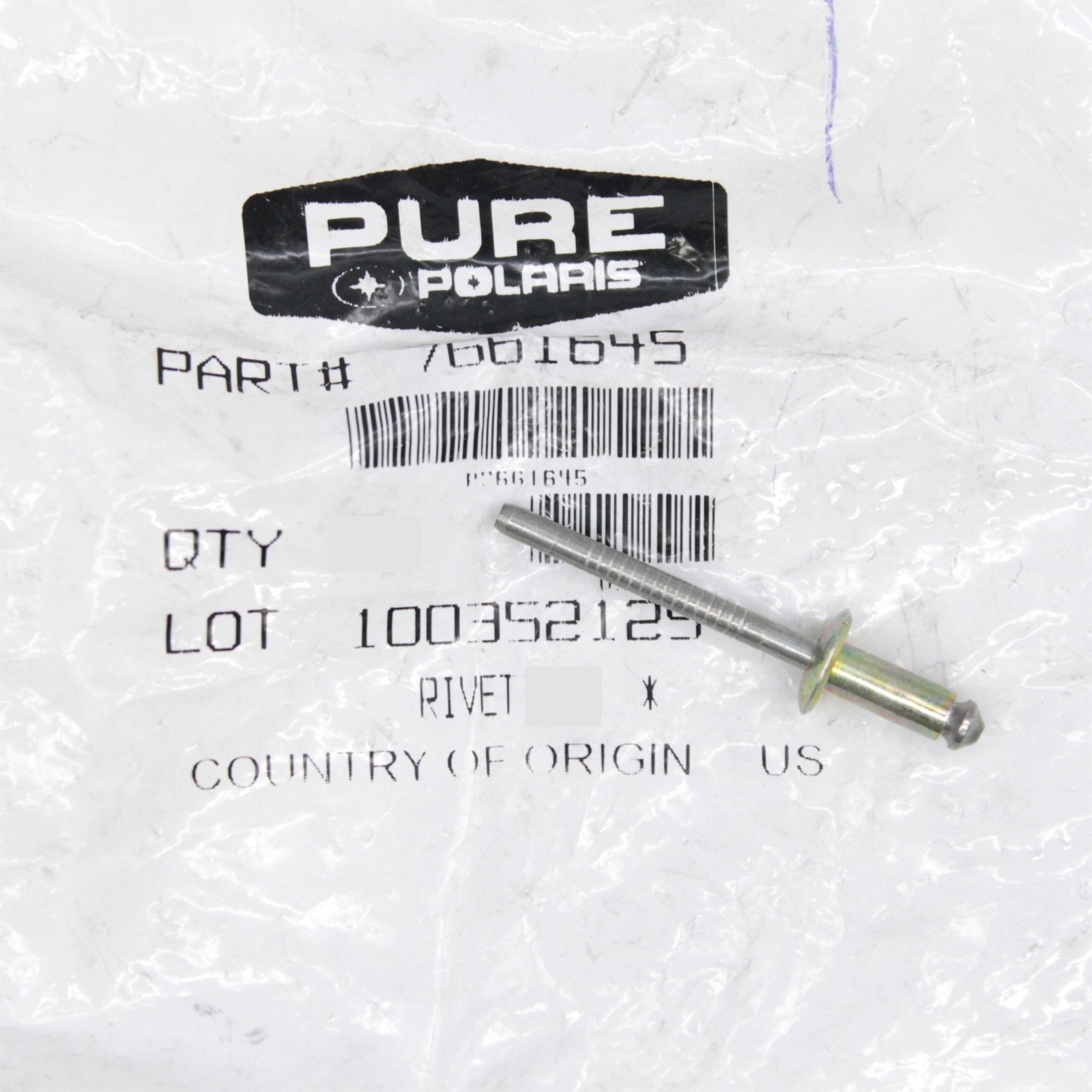Polaris Rivet Part Number - 7661645 (Pack Of 10) | eBay