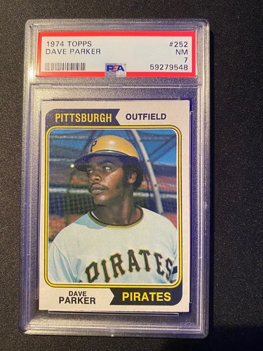 1974 TOPPS #252 DAVE PARKER ROOKIE PSA 7 Free Shipping | eBay