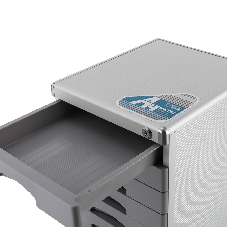 Rectangular Document Storage Box 7 Compartments Drawer Desktop File ...