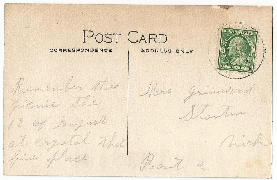 Stanton Michigan MI ~ Montcalm County Courthouse Ruins 1909 | eBay