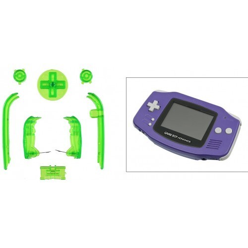 Nintendo GameBoy Advance Buttons Translucent Green | eBay