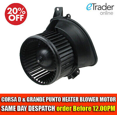 For VAUXHALL CORSA D HEATER BLOWER MOTOR FAN 2006-2014 MK3 NEW Quality ...