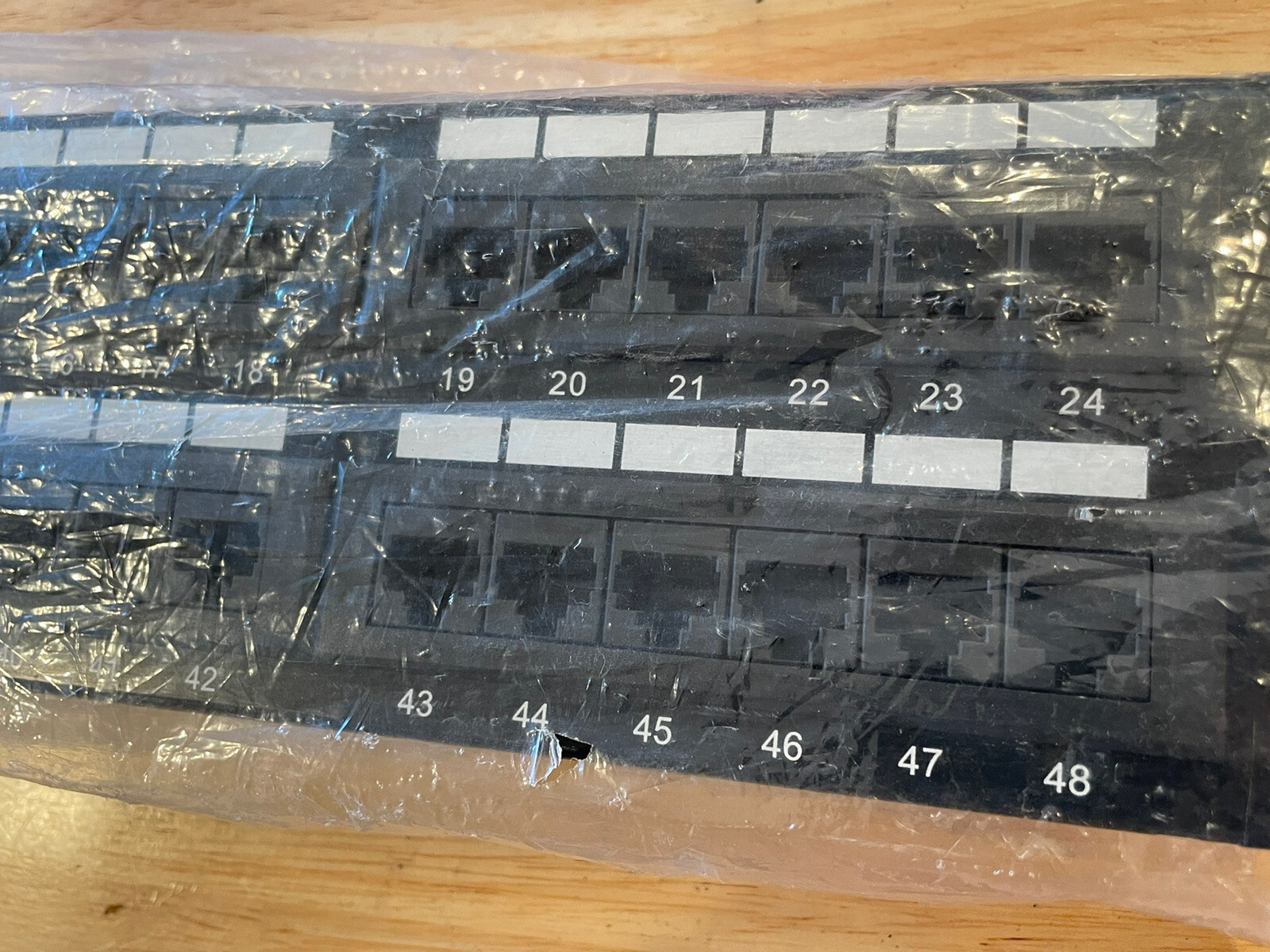 LOT OF 1 DIXON C5E P48T-K11 48-PORT RACK-MOUNT PATCH PANEL | eBay