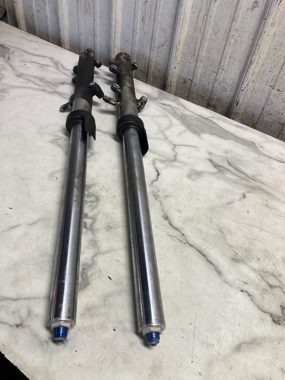 02 Yamaha YZF 600 YZF600 R Thundercat front forks fork tubes shocks ...