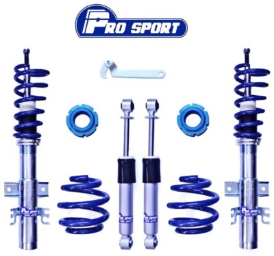 VW T5 T6 TRANSPORTER CARAVELLE MULTIVAN COILOVERS - SUSPENSION LOWERING ...