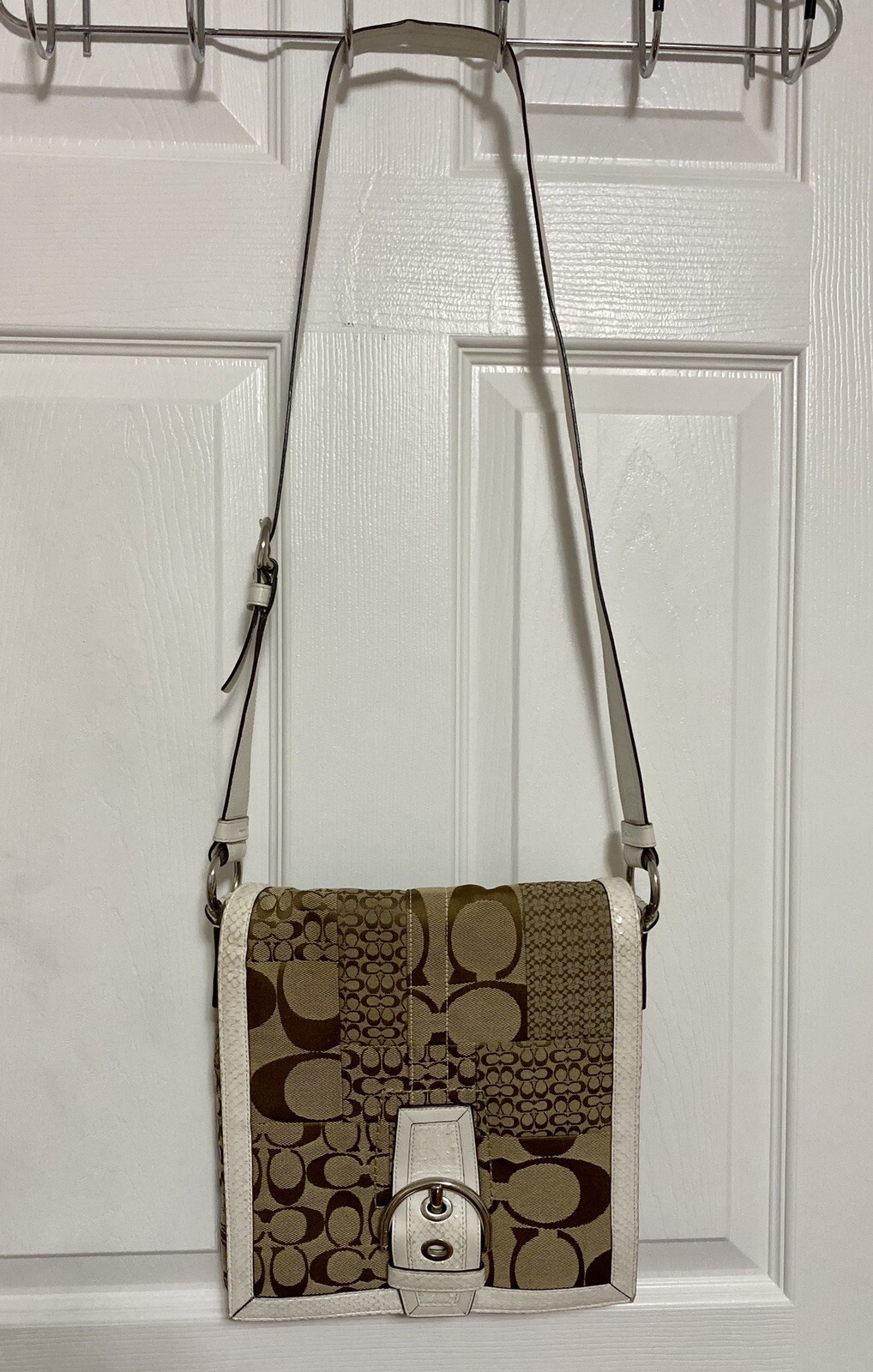 Coach Rare, Excellent Used Monogram Logo Crossbody Me… - Gem