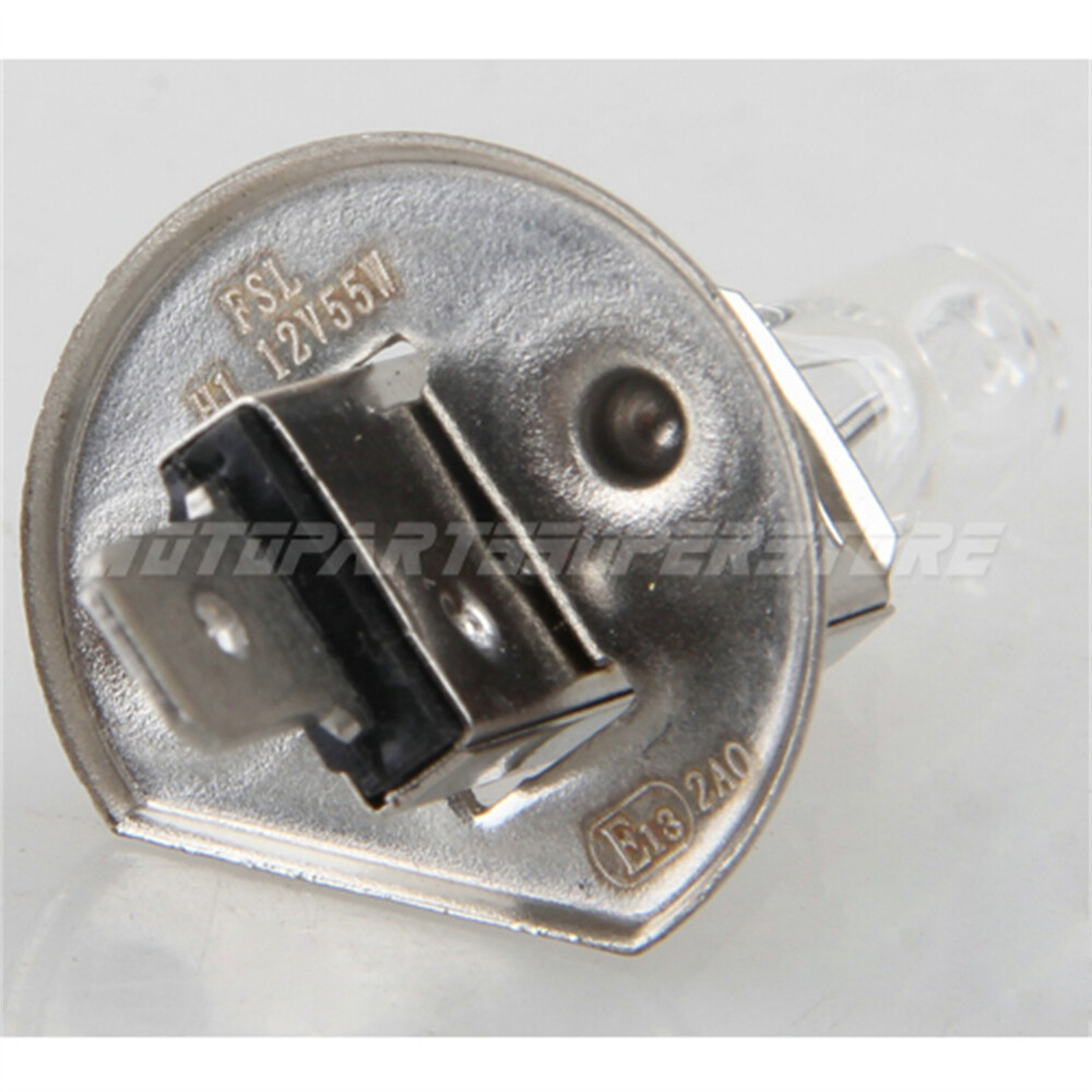 Universal DC 12V 55W Headlight H1 Light Bulb White Xenon Halogen Lamp ...